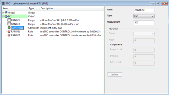 RTC Window Editor - Controller Pane