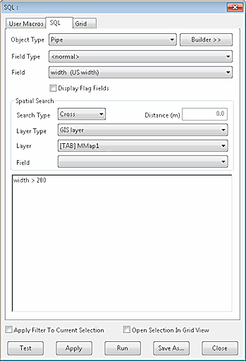 SQL and Spatial Searches