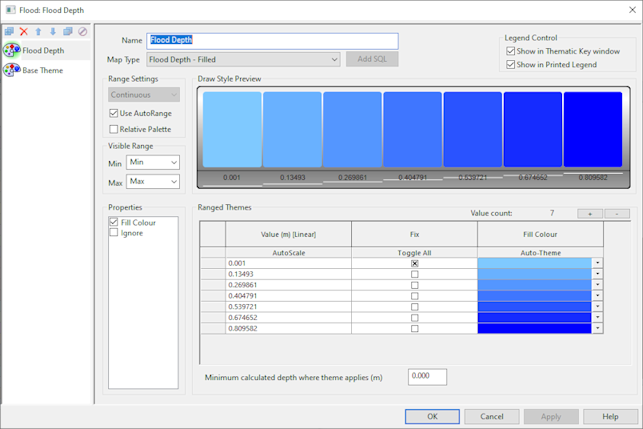Displaying Flood Extents
